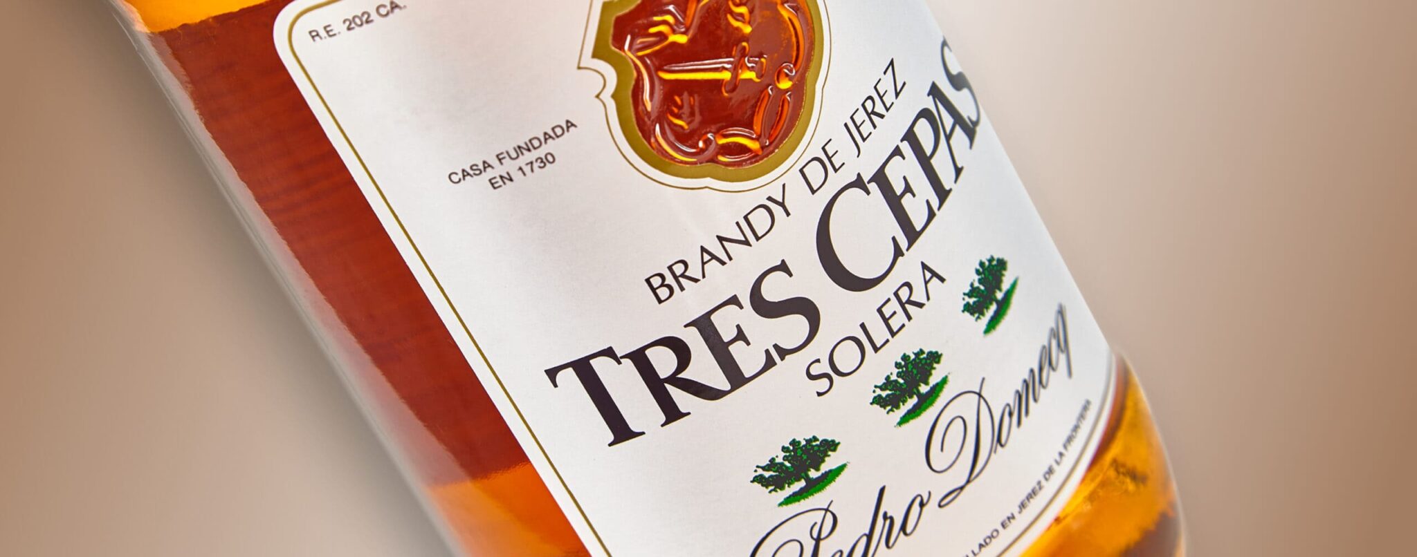 Tres Cepas Solera - Brandy Fundador | El primer brandy español